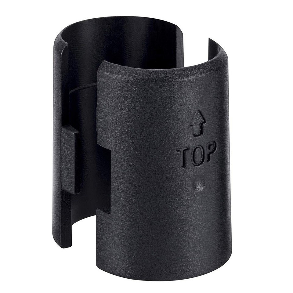 50 Pcs Black Plastic Pipe Clips Wire Shelf Lock Clips for Shelving ...