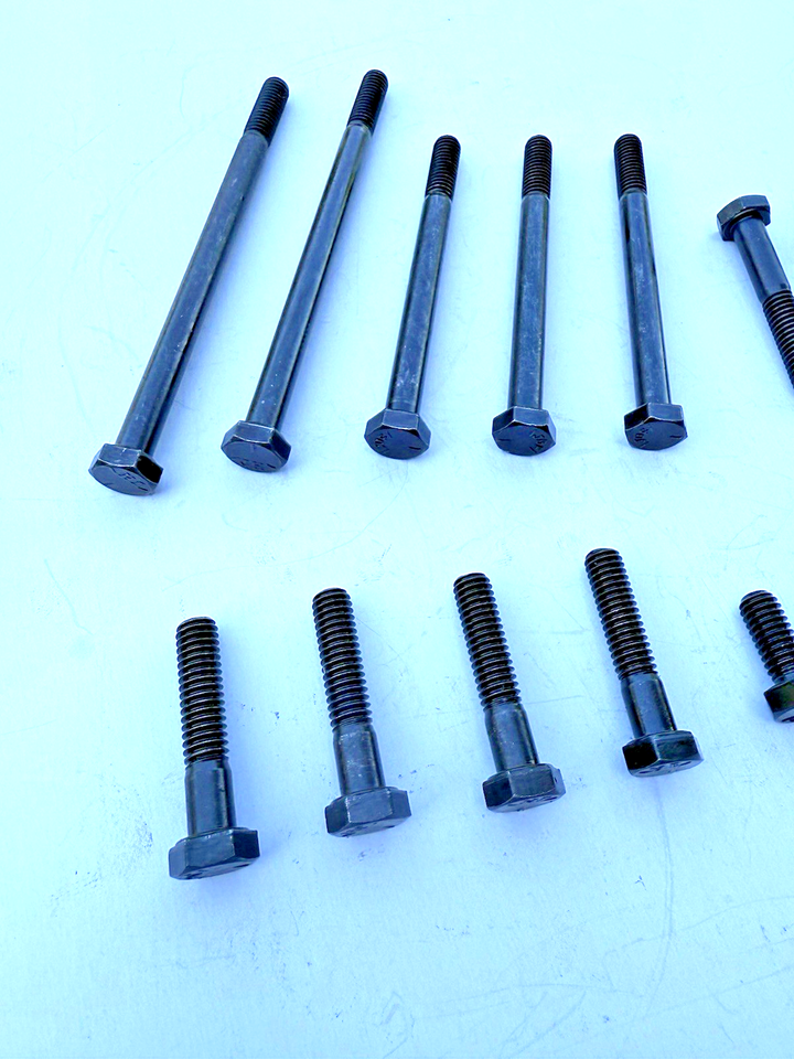 Ford SB 289 302 351 Windsor Water Pump and Timing Cover Bolts grade 8 ...
