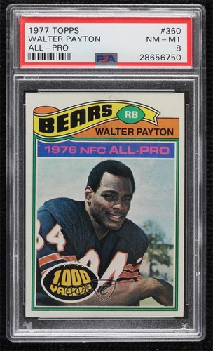 1977 Topps All-Pro Walter Payton #360 PSA 8 HOF | eBay