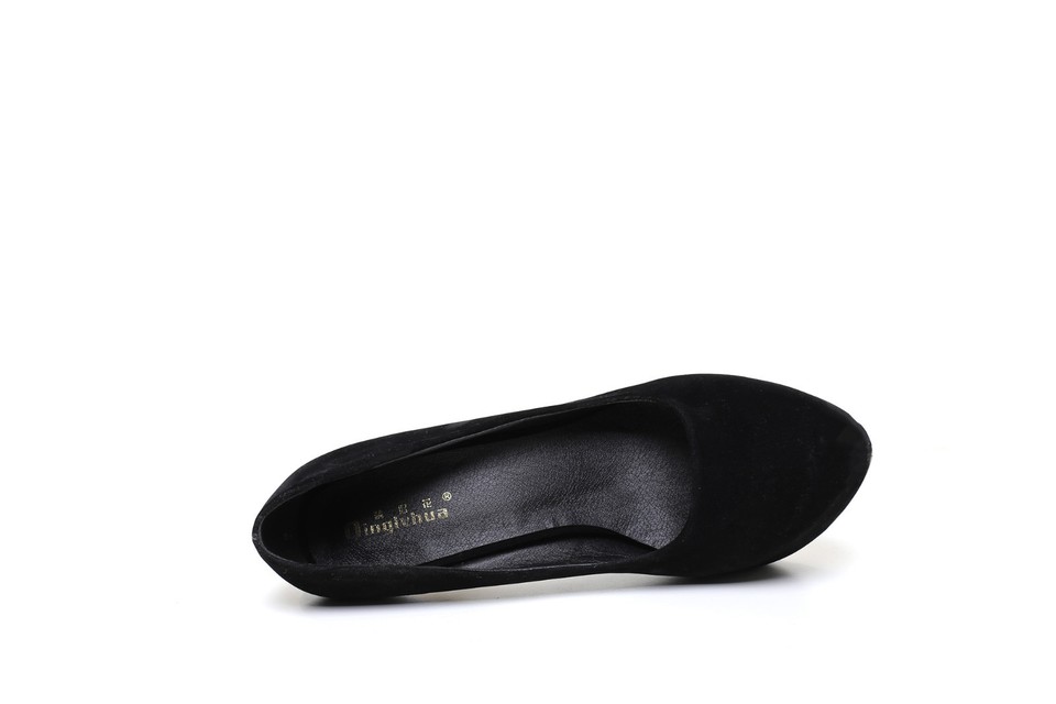 Trans Queer Men's High Heels Crossdresser Pumps Drag Queen Black Suede ...