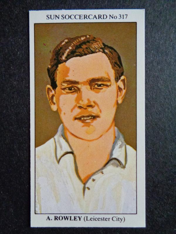 The Sun Soccercards 1978-79 - Arthur Rowley - Leicester City #317 | eBay
