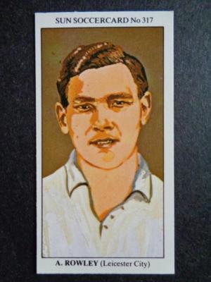 The Sun Soccercards 1978-79 - Arthur Rowley - Leicester City #317 | eBay