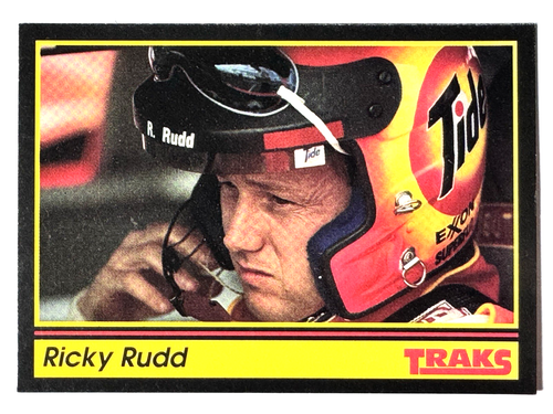 HOF'er RICKY RUDD 1991 Traks NASCAR Racing Card #5 | eBay