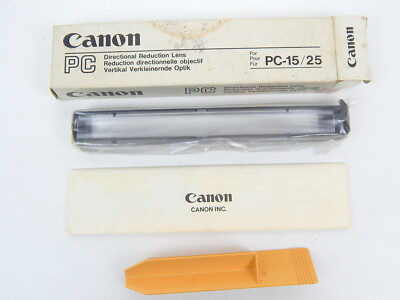 2A CANON PC Directional Reduction Lens For Pc-15/25 Japan Sealed Bagged ...
