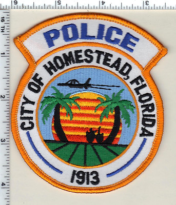 City of Homestead Police (Florida) Shoulder Patch - new from 1992 | eBay