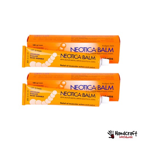 2 x 100g NEOTICA Balm Analgesic Pain Ache Relief Cream Sprain Arthritis ...
