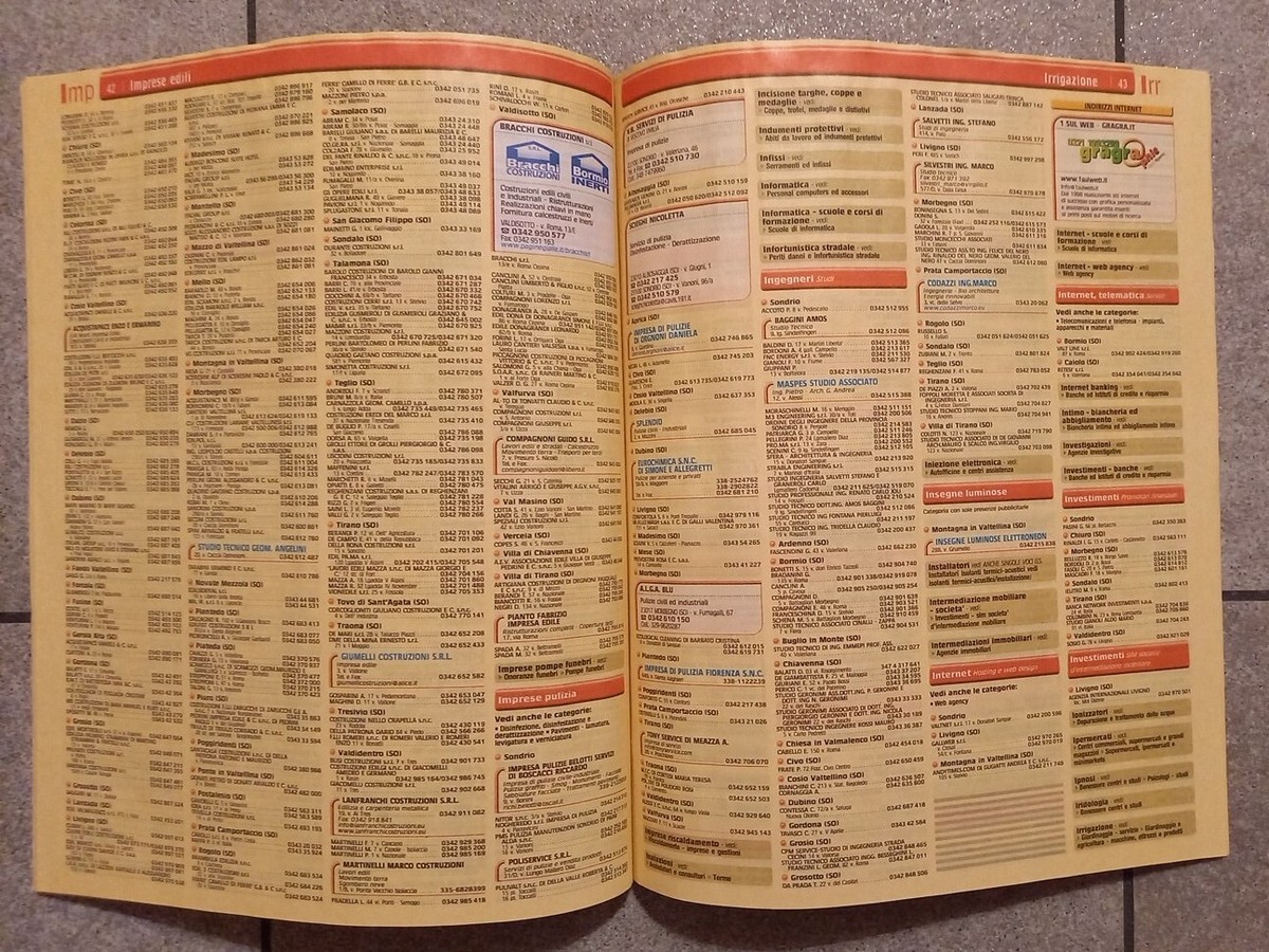 Pagine Gialle Verona Elenco Telefonico Ch