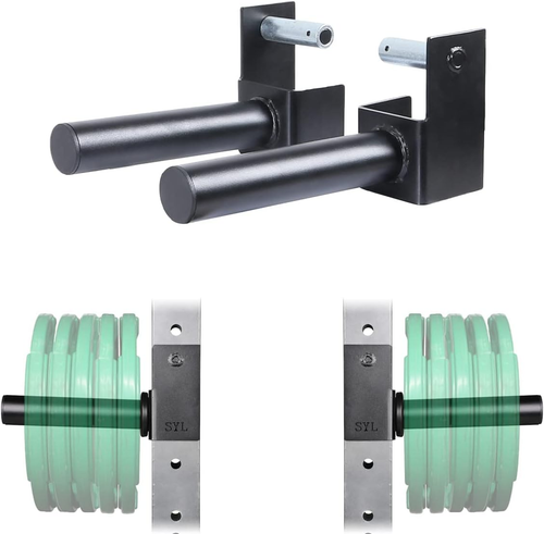 Olympic Weight Plates Holder Power Rack Attachment Weights Storage Rack ...