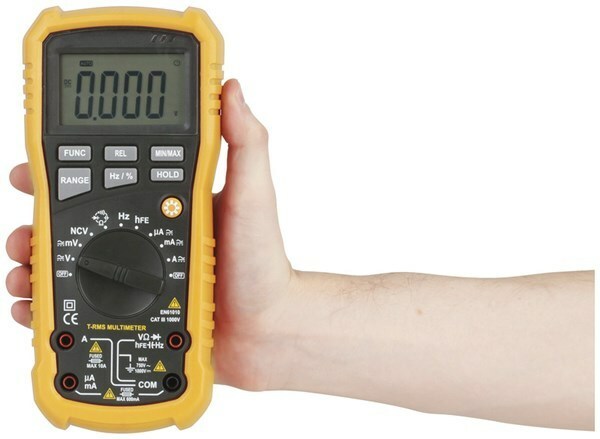 White LED Backlit Economy True RMS Autorange Multimeter with Overload ...