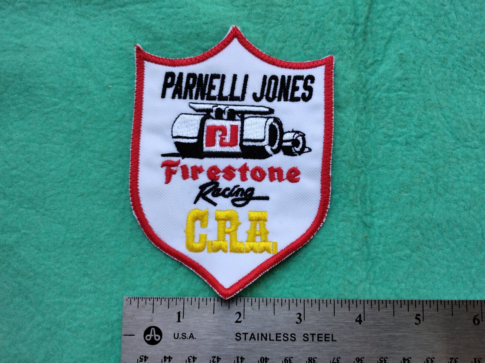 Parnelli Jones Firestone California Racing Association Uniform Sholder ...