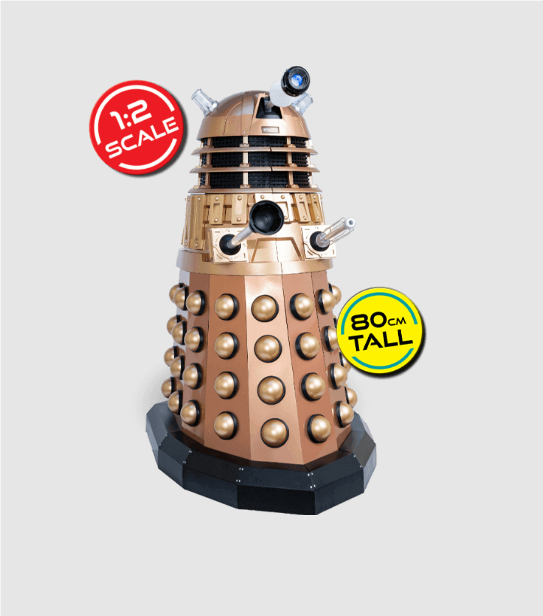 NEW Hachette Build The Dr Who Dalek - The Dalek Scale 1:2 Partworks Issue 1 - 53 | eBay UK