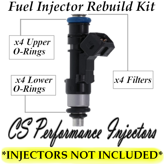 Fuel Injectors Rebuild Repair Kit fits 0280158284 for 11-12 Ford Fiesta ...
