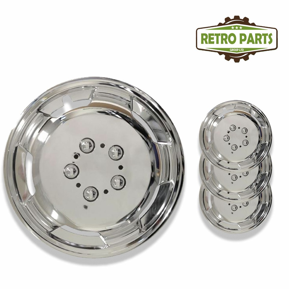 15 inch Chrome Deep Dish Van Wheel Trims for Citroen Vans Hub Caps ...