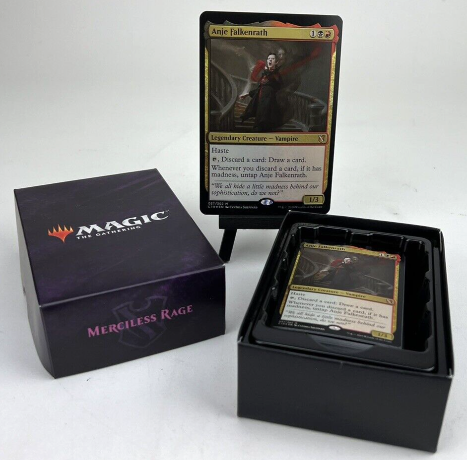 MTG Magic The Gathering Merciless Rage Anje Commander Deck - Complete ...