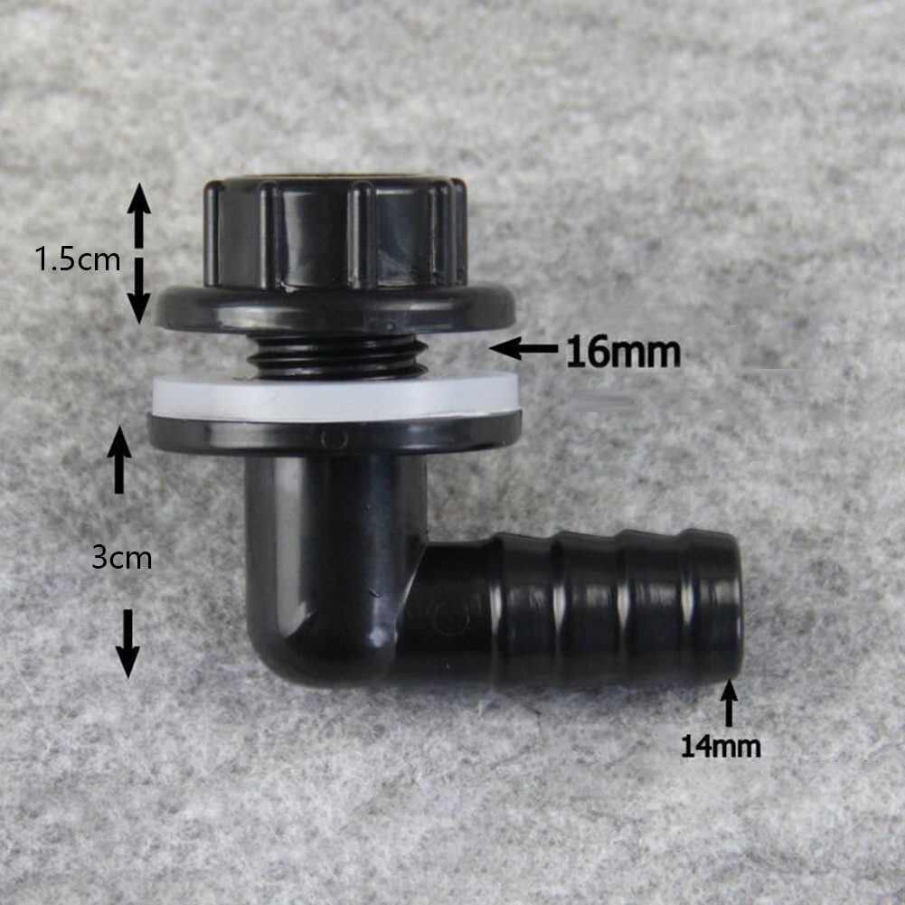 Elbow Connector Plastic Watering Equipment Water Tank Outlet Connector ...