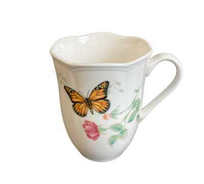LENOX Coffee Tea “BUTTERFLY MEADOW” Monarch Porcelain Mug | eBay