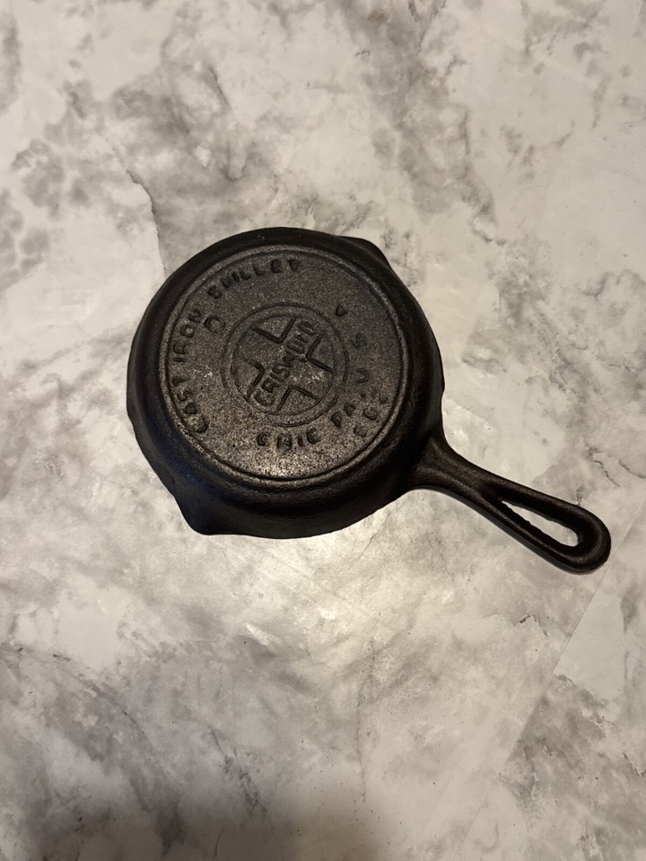 Griswold Cast Iron #0 Large Block Logo Skillet with Heat Ring | eBay