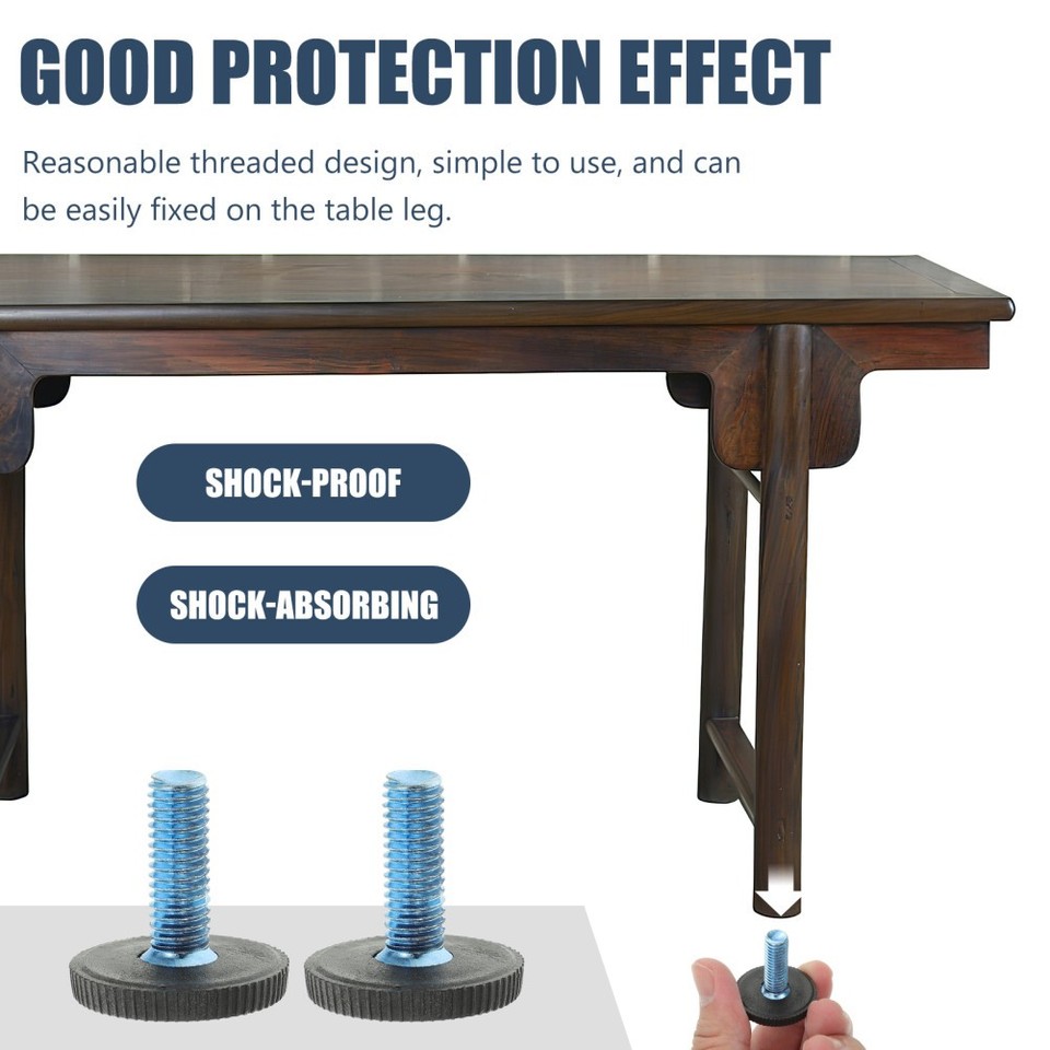 20 Pcs Furniture Levelers for Uneven Floors Threaded Leveling Feet ...