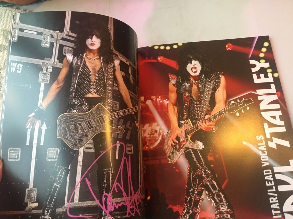 KISS FINAL MSG SHOW Tour Book Program RARE Autograph No Signed Vinyl | eBay