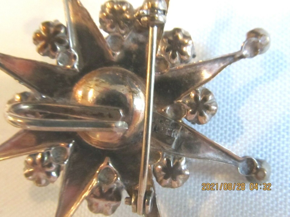 Vintage Rode Silver Star Pin | eBay