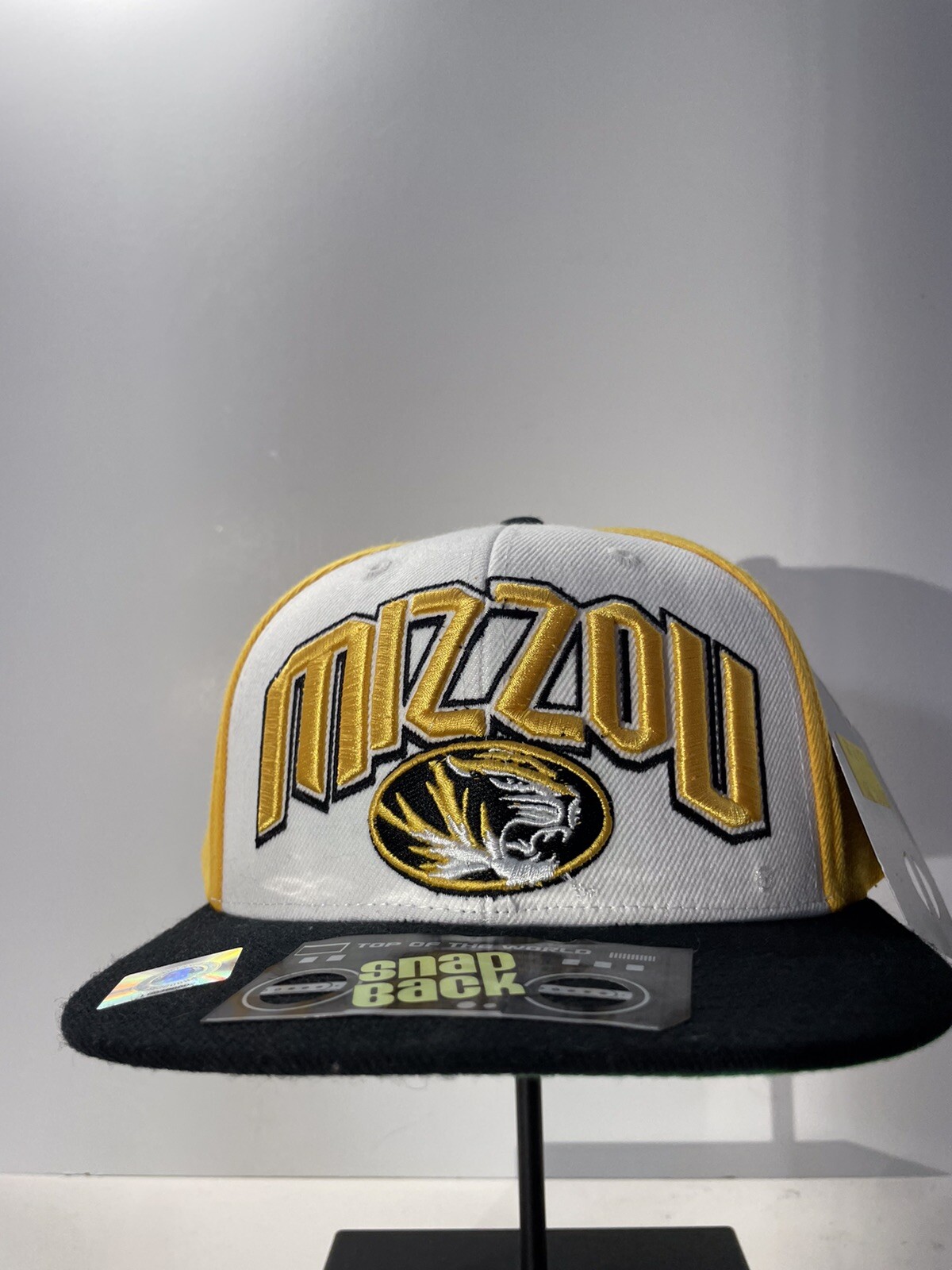MU University Of Missouri Mizzou Hat Cap Top Of The World Snapback | eBay