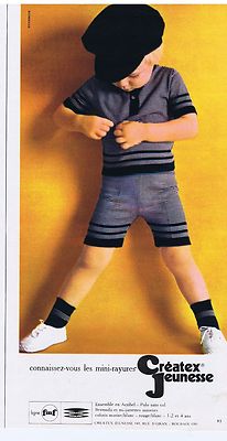 PUBLICITE ADVERTISING 104 1969 CREATEX JEUNESSE vêtement pour enfants | eBay