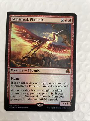 MTG Magic Innistrad Midnight Hunt - Foil Sunstreak Phoenix | eBay
