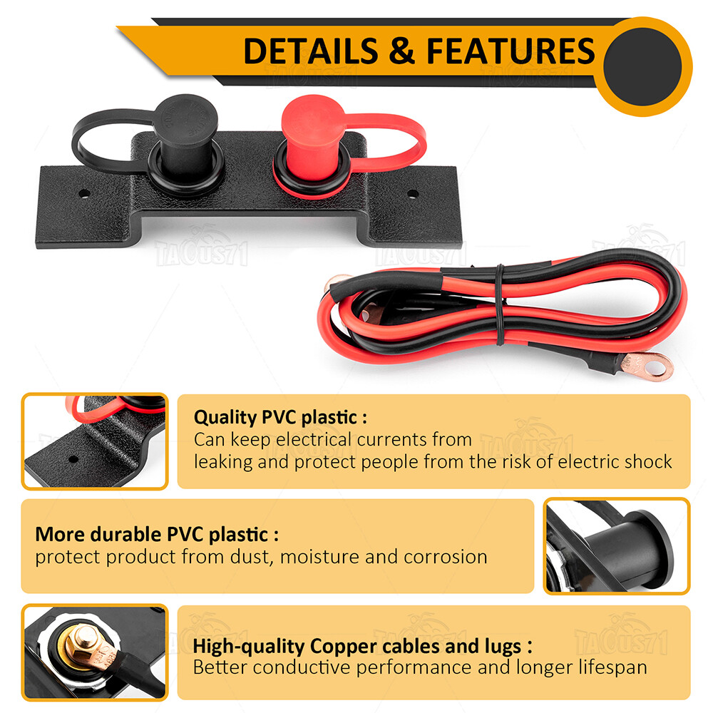 Battery Cover Plate + Battery Jump Post Kit For Can Am Maverick X3 Max ...