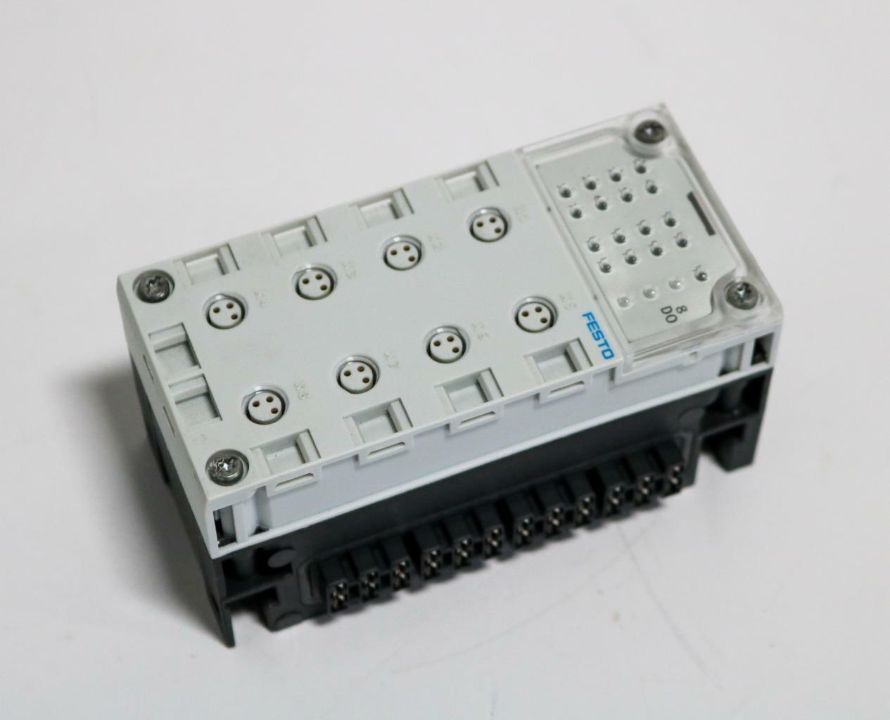 Festo CPX-AB-8-M8-3POL Manifold Block with CPX-GE-EV Interlinking Block ...