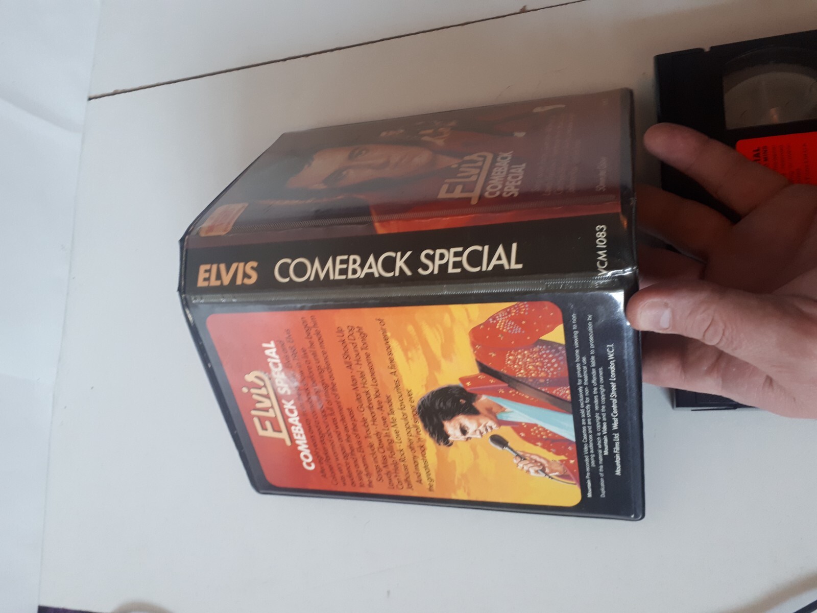ELVIS comeback special BIG BOX VHS video cassette UK PRE CERT PRESLEY ...