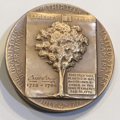 Medallic Art Co Signers Of The Declaration Of Independence Caesar ...