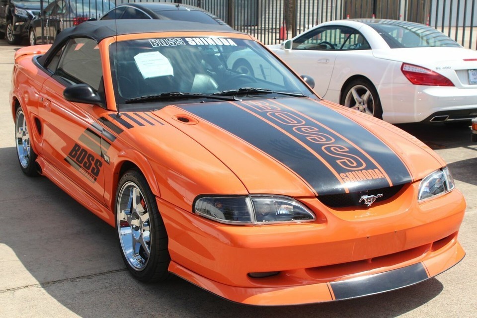 94-98 Gen II Boss Shinoda Mustang Graphics/Decals (Gloss Black) | eBay