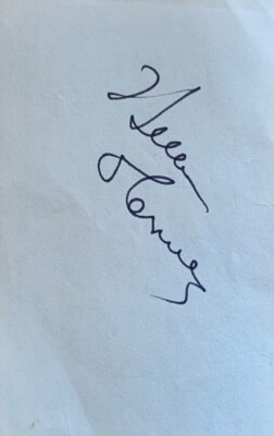 Helen O'Connell Vintage Autograph Legendary Big Band Singer of 1940's D ...