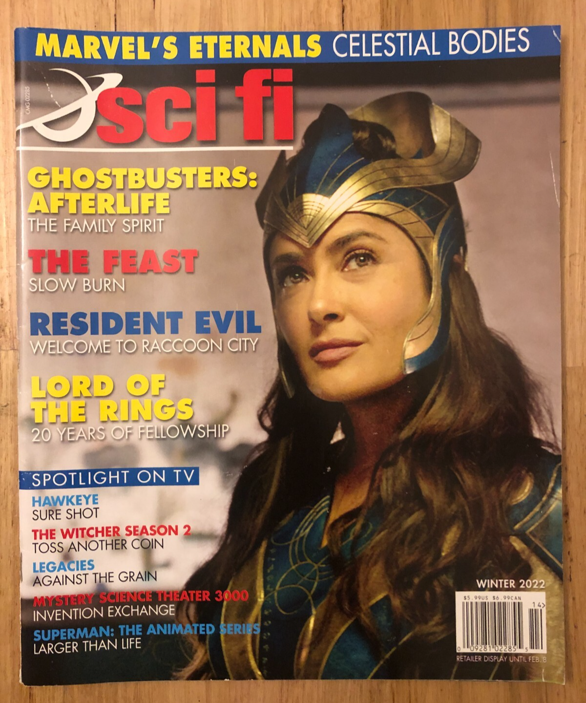 Sci-Fi Magazine Winter 2022 MARVEL"S ETERNALS CELESTIAL BODIES | eBay