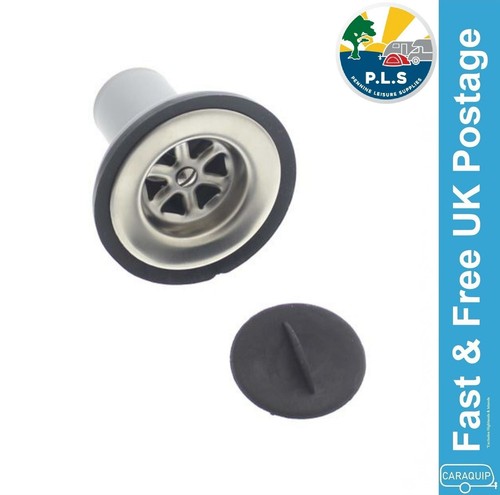 Caravan Sink Waste Outlet 28mm 1.1/4" Straight Plug Hole Motorhome ...