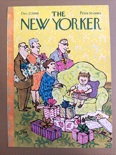The New Yorker December 27 1969 Cover Art by William Steig COVER ONLY ...