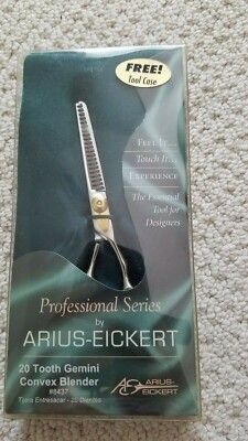 Arius Eickert Pro 20 Tooth Gemini Convex Blender Scissors Shears Hair ...
