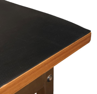 BENCH & WORKTOP PROTECTOR RIBBED RUBBER MATTING 1.2M WIDE 3MM THICK ...