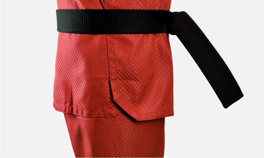 Moospo Taekwondo TR Red Dobok Demo Team Mens Uniform | eBay