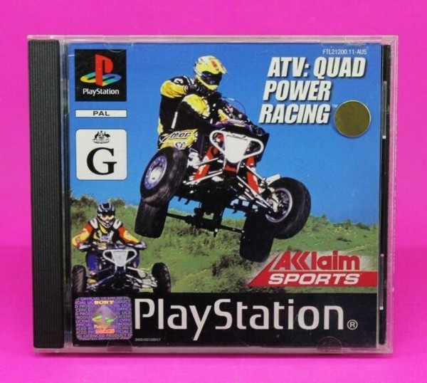 ATV Quad Power Racing Sony PlayStation 1 Game MINT Disc Complete - Ps1 ...