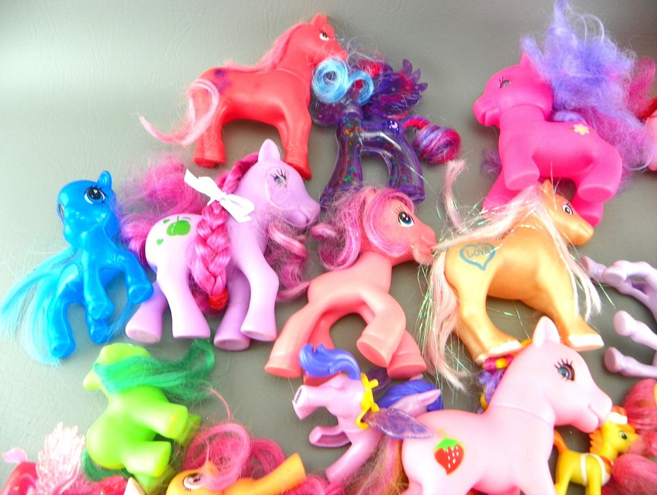 Vintage My Little Pony McDonald's Faux MLP Ponies Horse Horses Figures ...