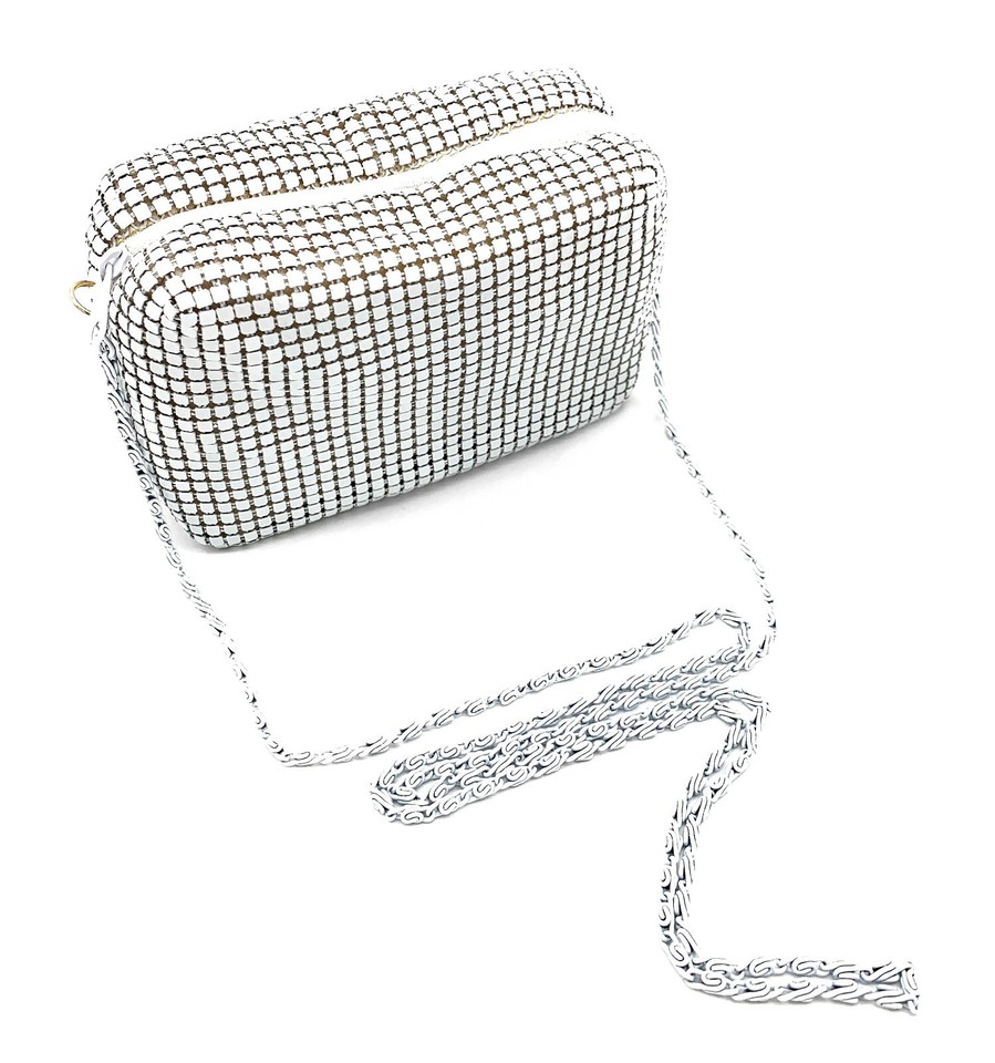 Small Evening Metal Mesh Party Prom Wedding Banquet Purse (USA Stock ...