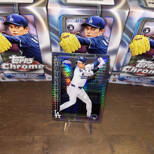 SHOHEI OHTANI 2025 Topps Chrome PRISM REFRACTOR DODGERS #1 | eBay