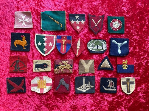 Collection Of WW2 Formation Signs Patches Badges | eBay UK