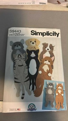 SIMPLICITY 8806 CHILD'S SIZE 3-8 SLEEPWEAR, SLEEP MASK, SLIPPERS SEWING ...