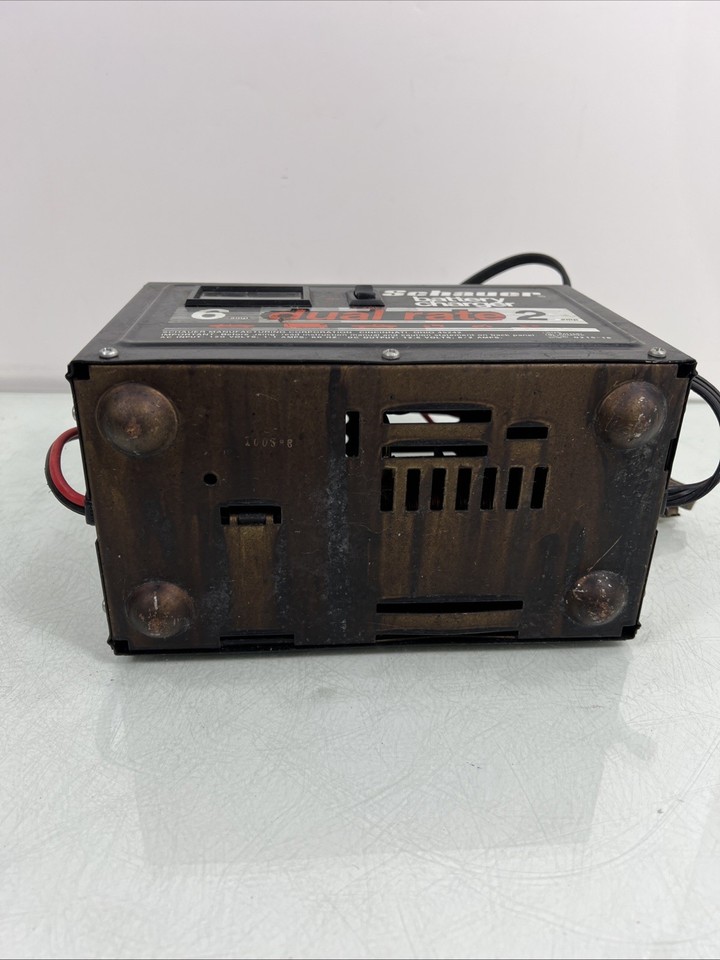 Schauer Battery Charger 6 Amp/2 Amp Dual Rate Model BH12 Made In USA | eBay