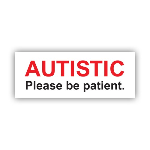 Autistic Please Be Patient Sticker Decal - Weatherproof - autism ...