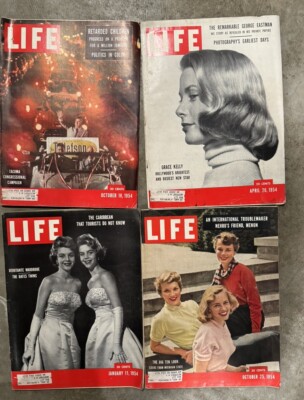 Lot Of 4 Vintage 1954 LIFE magazines | eBay