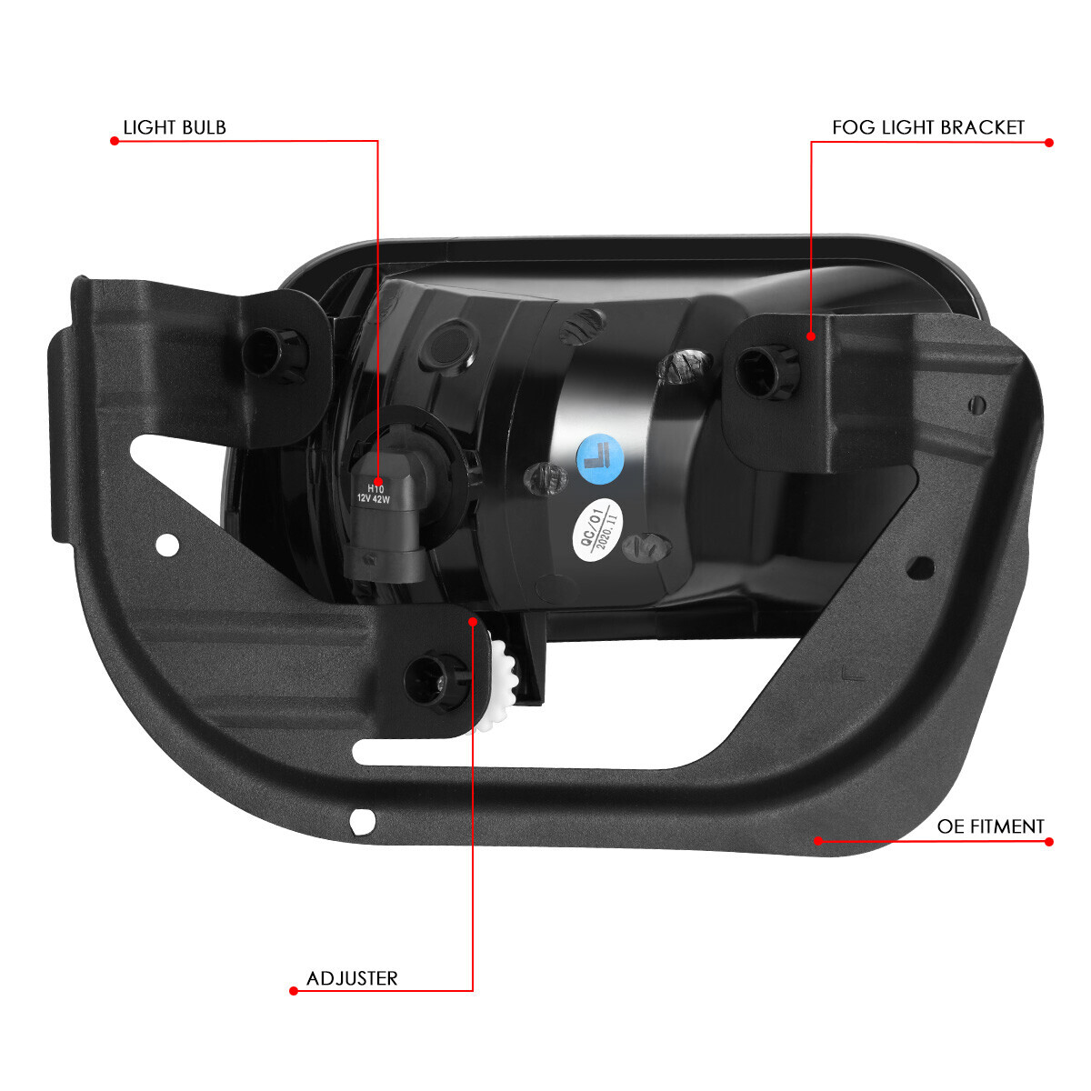 FOR 09-18 DODGE RAM 1500 2500 3500 FRONT BUMPER DRIVING FOG LIGHTS ...