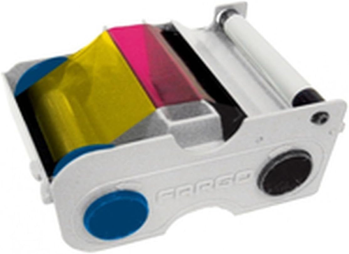 Fargo DTC1000 YMCKO Ribbon Cartridge W/ Cleaning Roller - 45000 ...